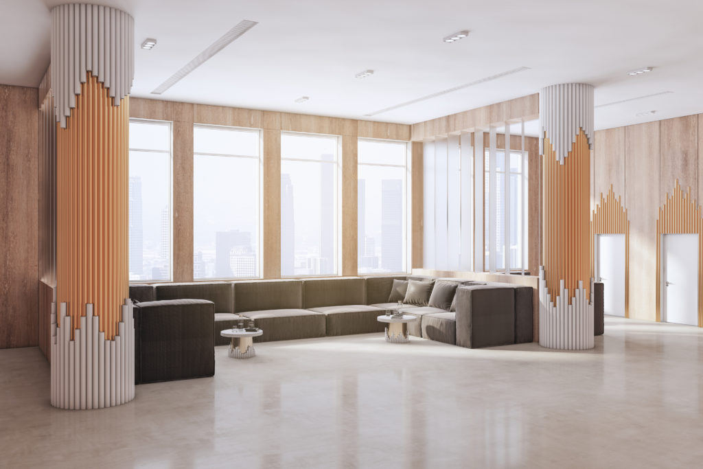 New Office Design Trends: Faux Columns and More - Key Interiors